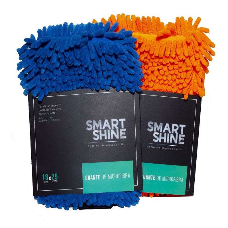 Guante De Microfibra 25X18Cm Smart Shine X 2 Unids SMART SHINE | falabella.com