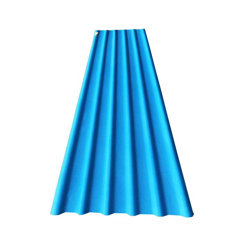 Teja Azul N8 Trapezoidal Premium 2.44x0.82 m Polip TEJAS KOYO ...