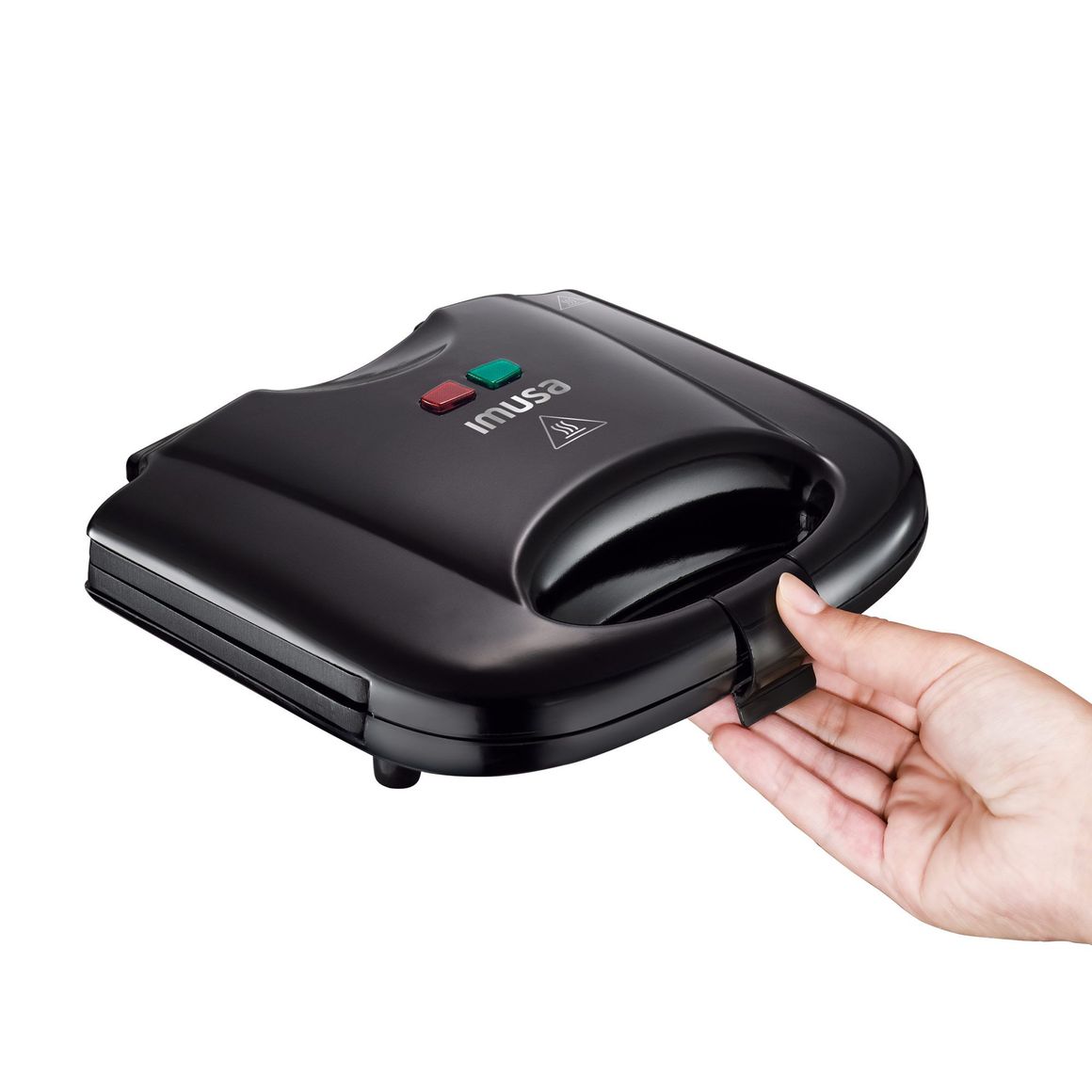 Sanduchera Imusa Basic 2 puestos Negra - Homecenter.com.co