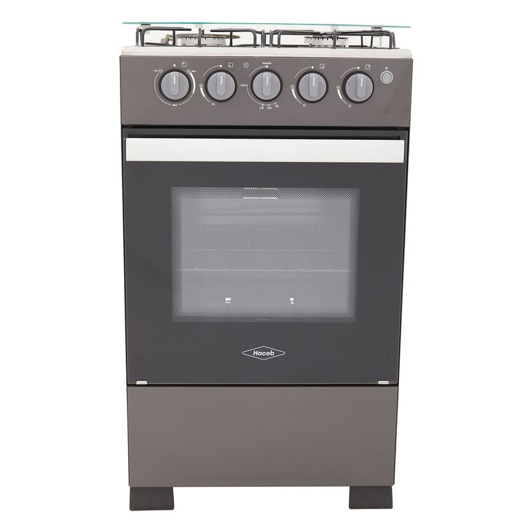 Estufa de Piso 4 Puestos Gas Propano Plata ROMERO 50-V MIX 3X1 HACEB ...