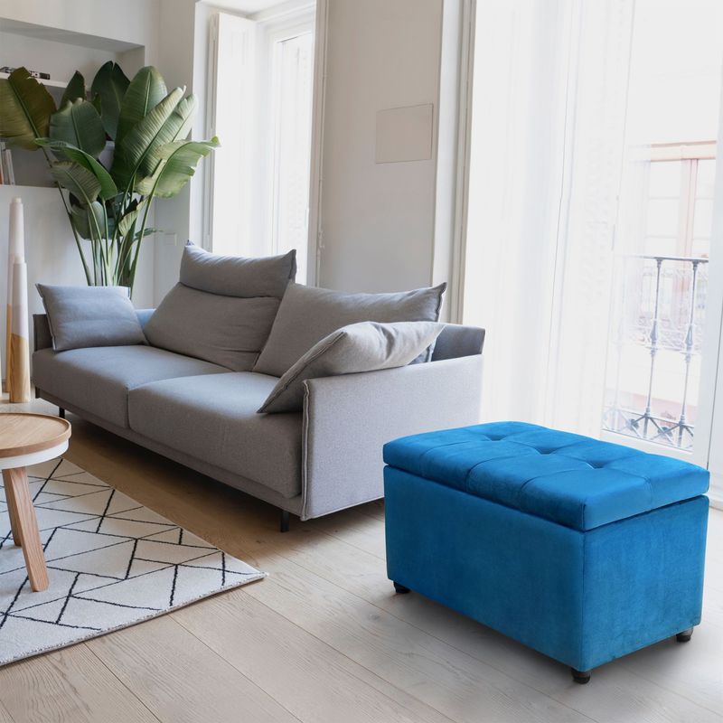 Puff Baul Navy Blue JUST HOME COLLECTION | falabella.com