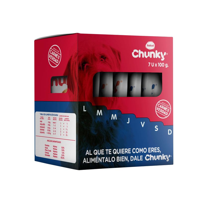 Alimento Húmedo Para Perro Deli Dog Trozos Surtido Chunky x7und 100g ...