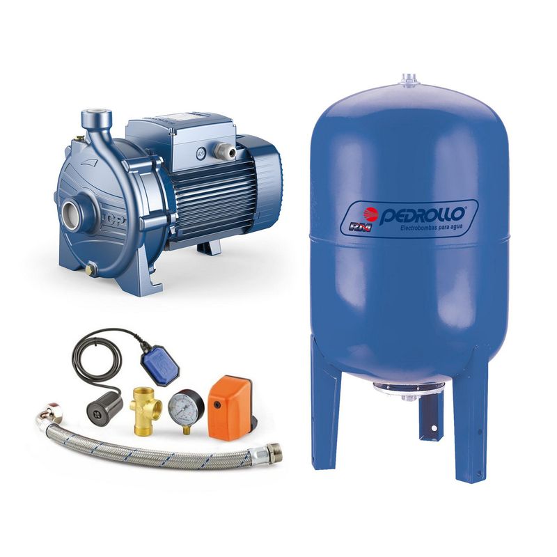 Equipo de Presión CP210A 5.5Hp 220/440V + Tanque Hidroneumático ...