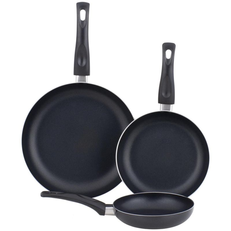 Set de 3 Sartenes 18, 22 y 28 cm Negro | falabella.com