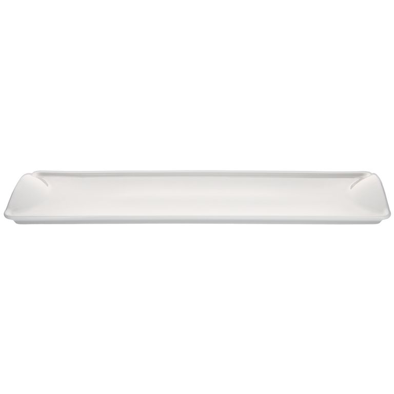 Plato Rectangular Blanco 38X16 JUST HOME COLLECTION | Falabella Colombia
