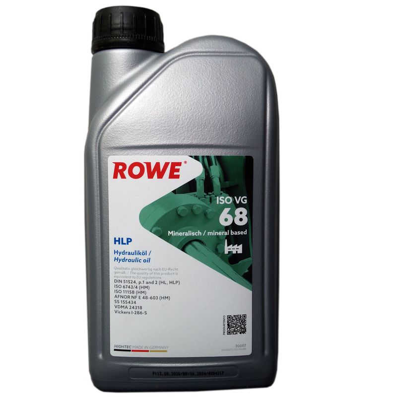Aceite Hidráulico Hlp Iso 68 x 1 Litro Rowe ROWE | falabella.com