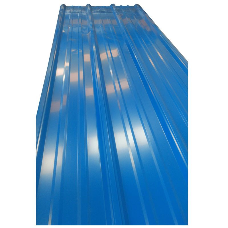 Teja Metalica Aluzinc Pintada 4 Cal 28 Azul RAL 5005 5Mts x 30UND ...