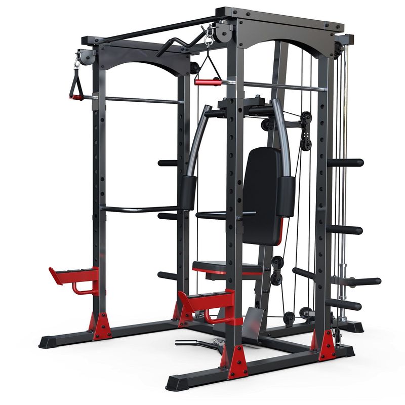 Jaula De Potencia Multifuncional Gimnasio Capacidad Máxima 200 Kg GYM ...