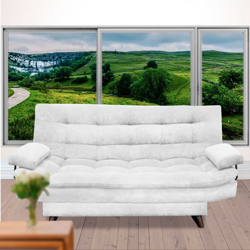 Sofá Cama Curve Microfibra Blanco MAGIC CLASS | falabella.com