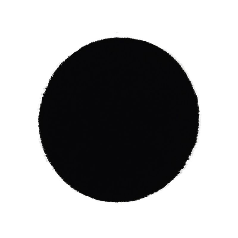 Tapete Redondo 80x80 Negro BANZAY | falabella.com