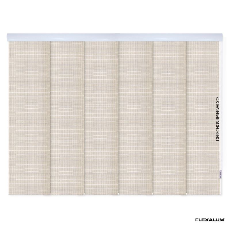 Panel Oriental Solar Damasco Crema A La Medida Ancho Entre 180.5-200 Cm Alto Entre 200.5-220 Cm ...