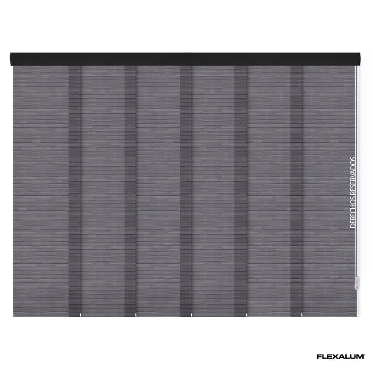 Panel Oriental Solar Damasco Negro A La Medida Ancho Entre 410.5-430 Cm Alto Entre 300.5-320 Cm ...