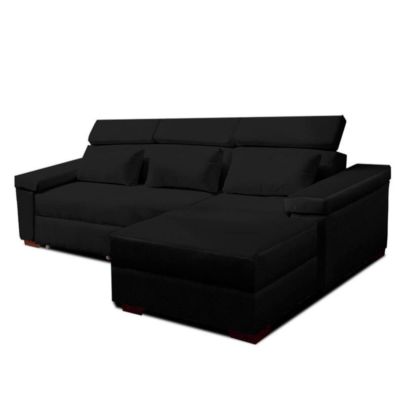 Sala Moderna Oslo Cuero Sintético Negro MAGIC CLASS | falabella.com