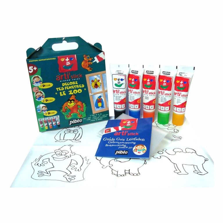 Kit Artistick Zoológico 5 Tubos X 75 Ml PEBEO | falabella.com