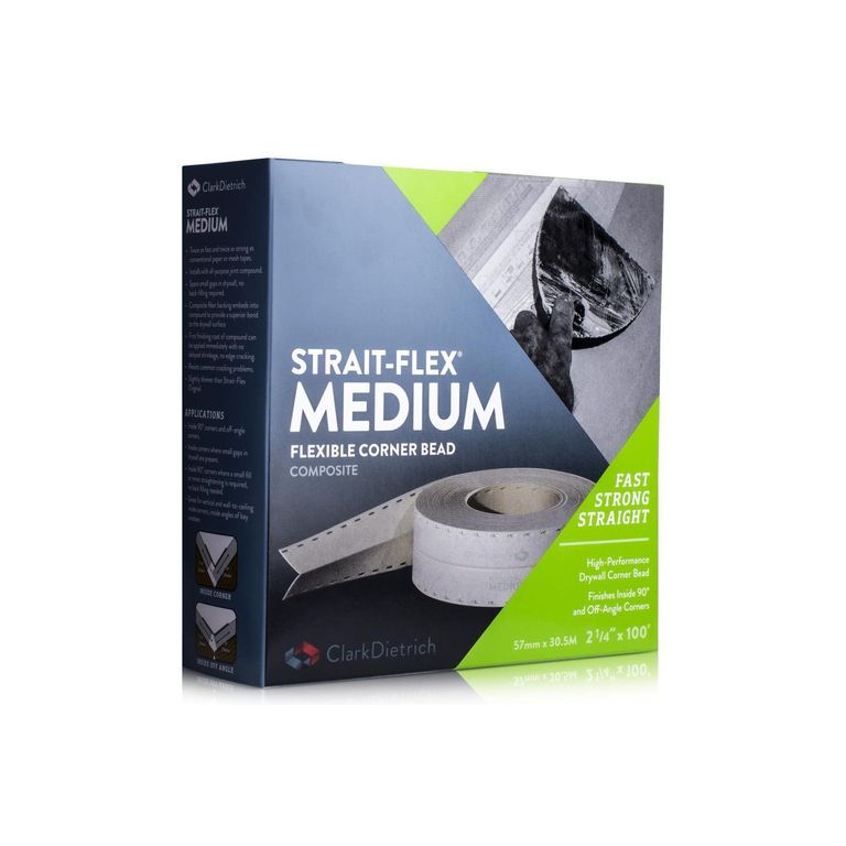 Cinta Esquinera Medium DryWall 30 Metros STRAIT FLEX | falabella.com