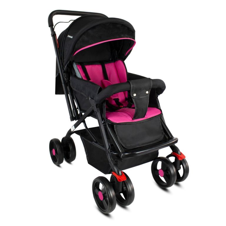 Coche para Bebé Manilar Reversible Roma Rosado Bebesit BEBESIT | falabella.com