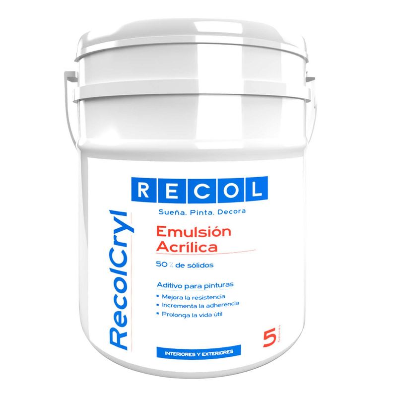 Imprimante Acrilico para Interior y Exterior Recolcryl Recol 5 galones ...