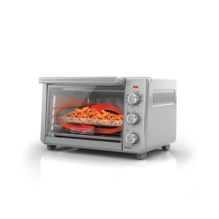 Horno freidor de aire BLACK+DECKER 2 en 1 TO3217SS-LA BLACK+DECKER ...