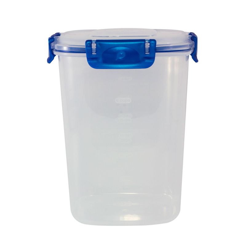 Recipiente Cuadrado Clip N Lock No.3 2 L Azul POLIMES | falabella.com