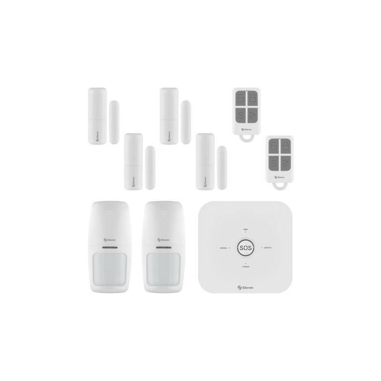 Sistema De Seguridad WiFi Con 6 Sensores - Alarma y 2 Controles Remotos ...