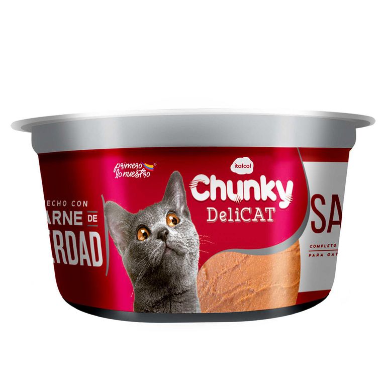 Alimento Húmedo Para Gato Deli Cat Pote Salmón Chunky 156g CHUNKY ...