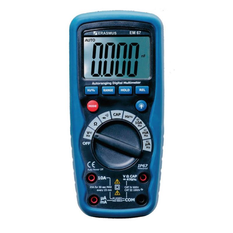 Multímetro Autorrango Profesional Ip 67 ERASMUS INSTRUMENTS | falabella.com