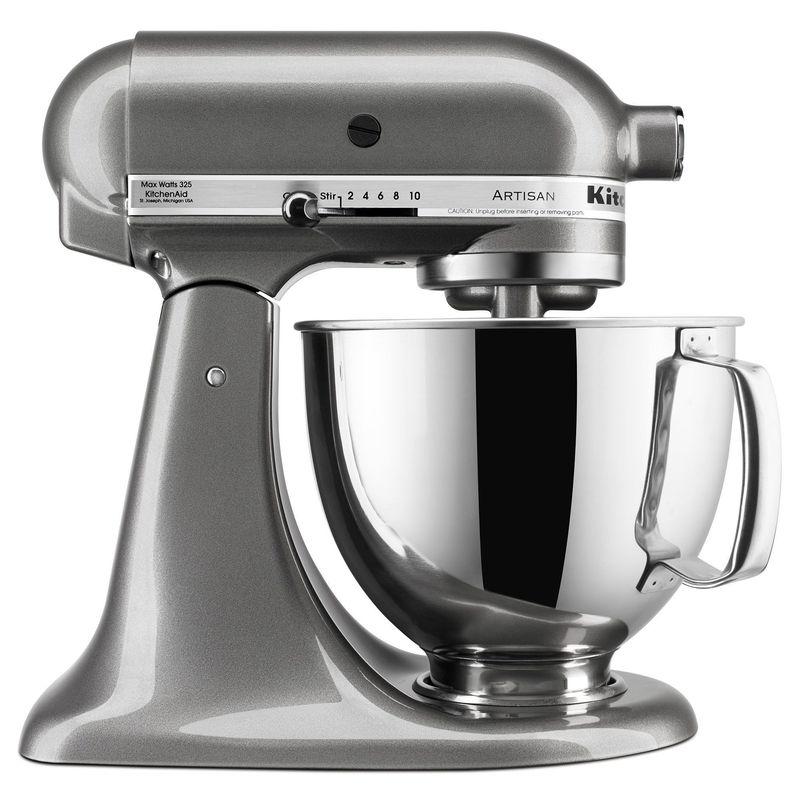Batidora De Pedestal Artisan KitchenAid 10 Velocidades 4.7 Litros 325 Watts Plateado KITCHENAID ...
