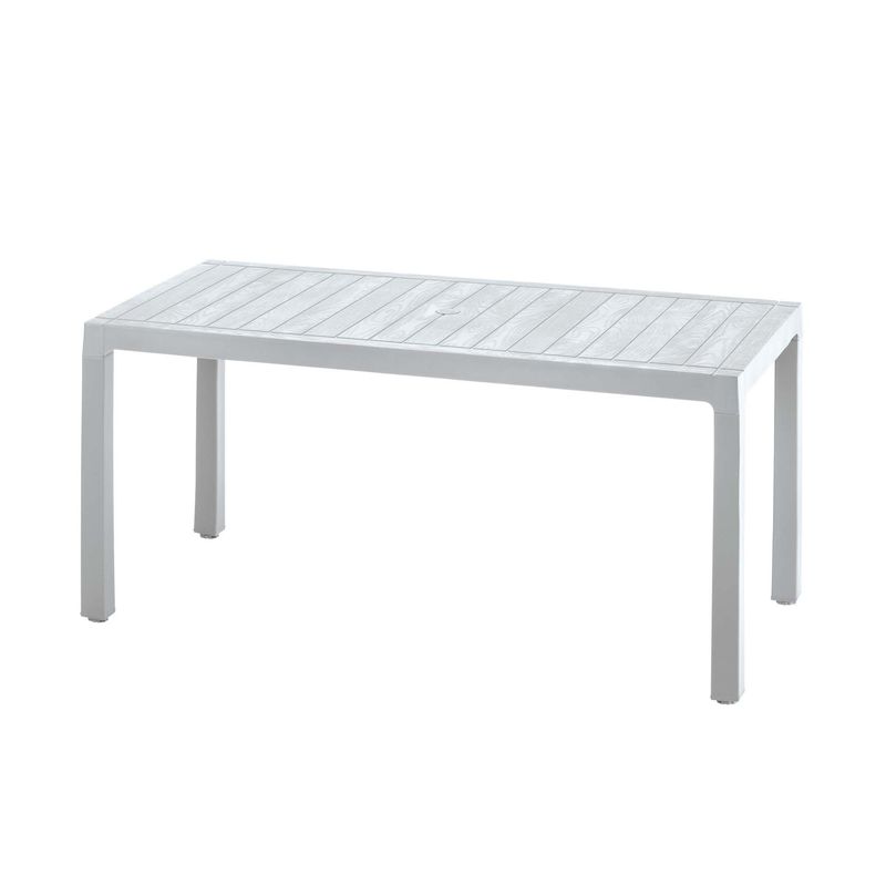 Mesa Plástica Rectangular 153x74x73cm Baru Gris Rimax RIMAX | falabella.com