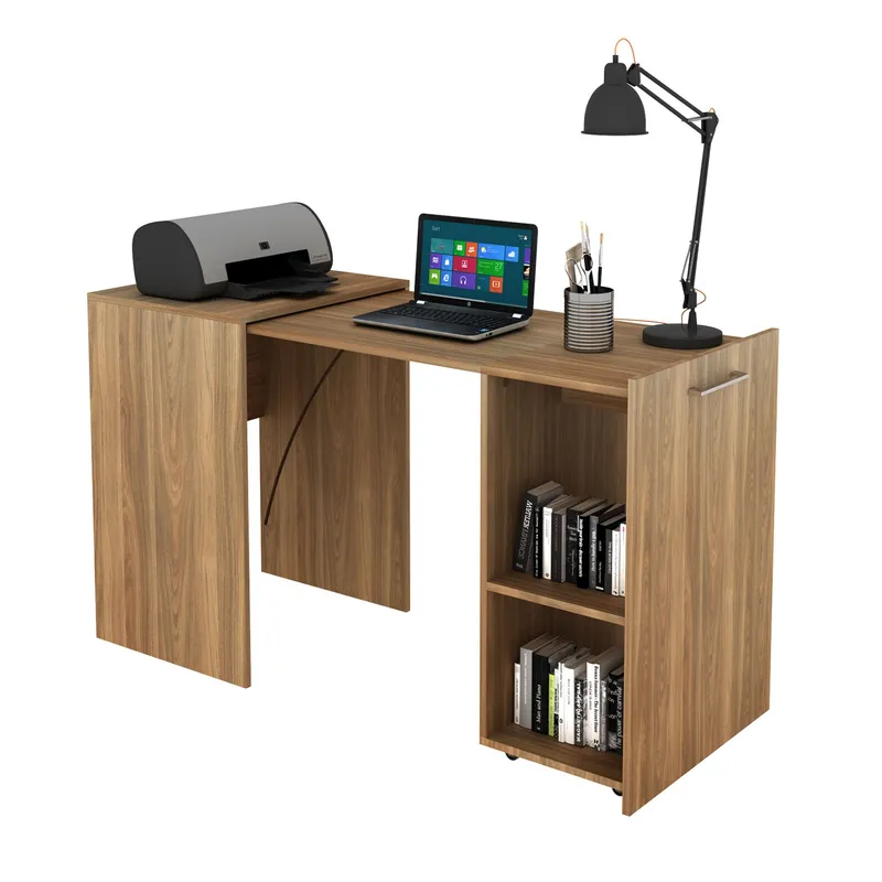 Escritorio Multifuncional Cádiz 131,7 x77,4x54cm Teca MUEBLES 2020 ...