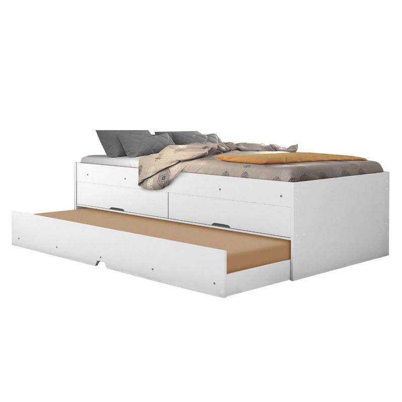 Cama sencilla con nicho Mar 193x60x95cm Blanco MUEBLES 2020 | falabella.com
