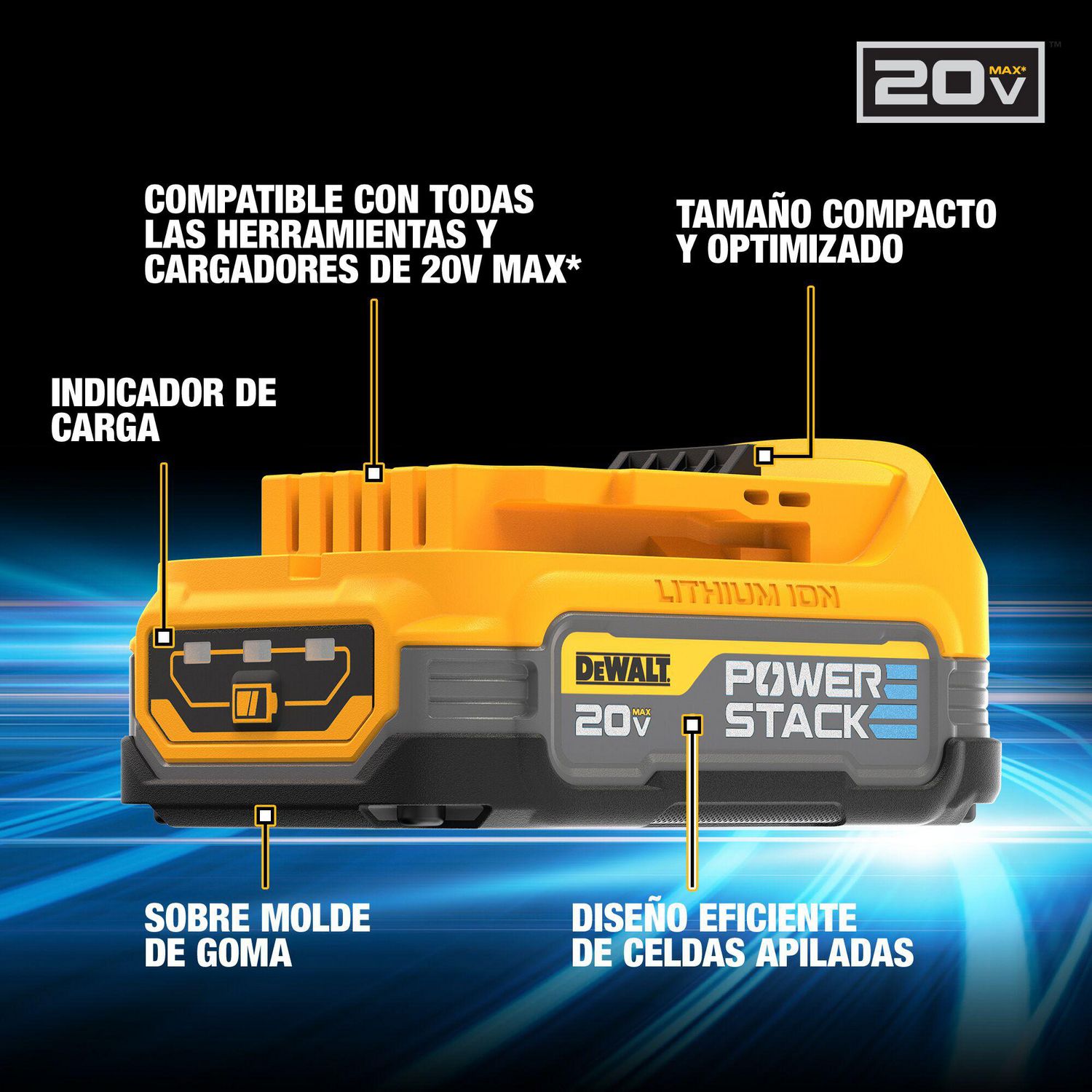 20V Max* Batería Power Stack 1.7 Ah - Homecenter.com.co