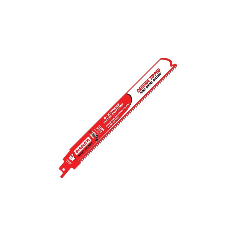 Hoja de Carburo para Sierra Recíproca de 22.86 cm 8 Dientes DIABLO ...
