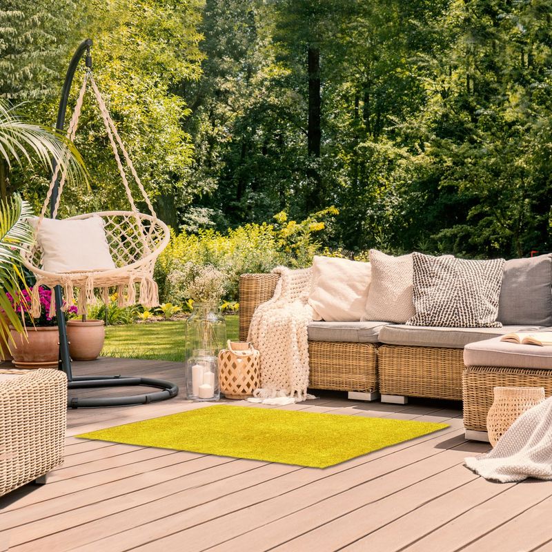 Pasto Grama Sintética Color Grass 2X2 M Espesor 20Mm 750Gr Amarillo ...