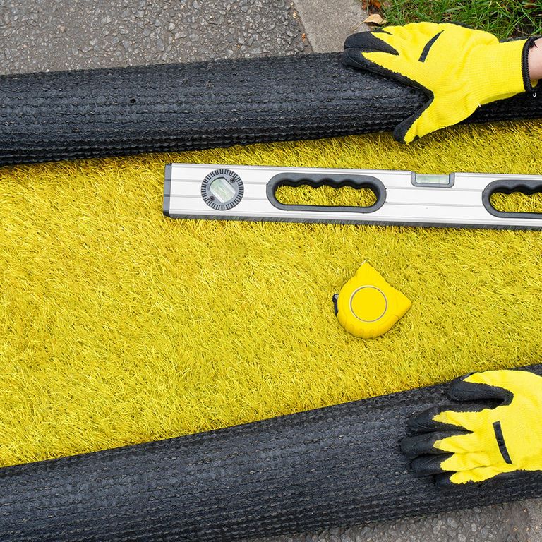 Pasto Grama Sintética X M2 Color Grass Espesor 20Mm 750Gr Amarillo ...