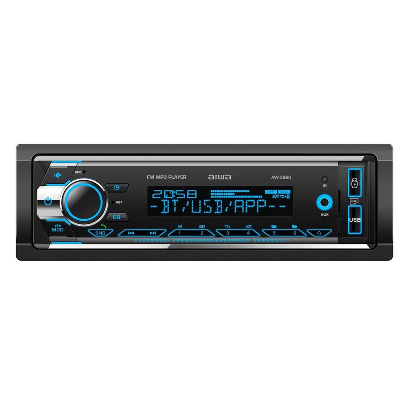 Radio Carro Aiwa Bluetooth Usb X2 Aux Aw-5880 AIWA | falabella.com