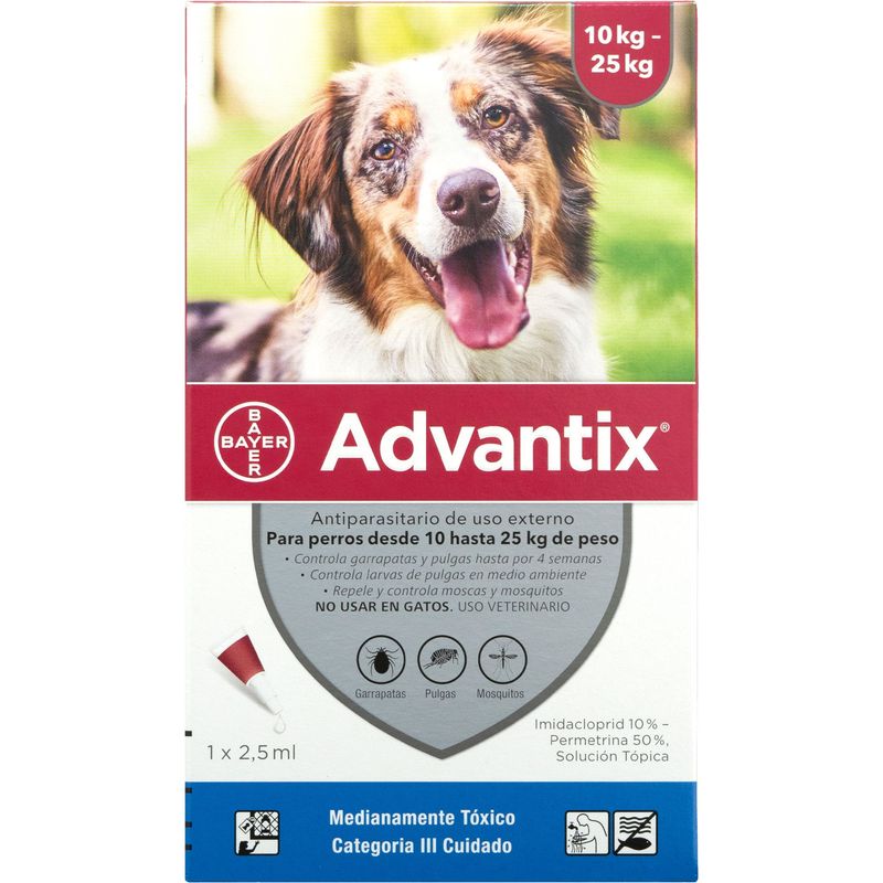 Antiparasitario Para Perro Advantix 25ml ADVANTIX | falabella.com