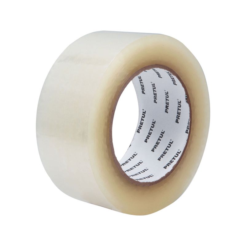 Cinta Ancha Transparente Uso Hogar De 150 Metros Y 48 Mm PRETUL ...