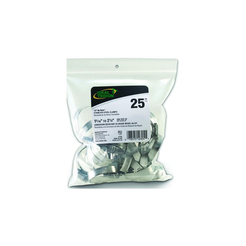 Abrazadera para Manguera Ideal Tridon de Acero Inoxidable con Sistema ...