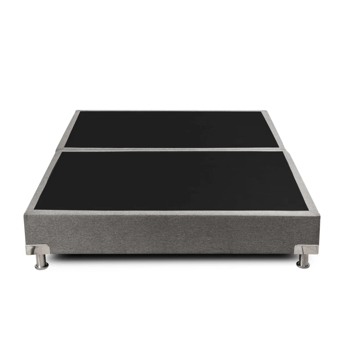 Base Cama Dividida Queen 190x160x30cm Gris Kaiu Home - Homecenter.com.co