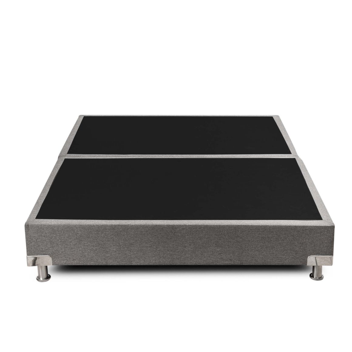 Base Cama Doble Dividida 140x190x30cm Gris Kaiu Home - Homecenter.com.co
