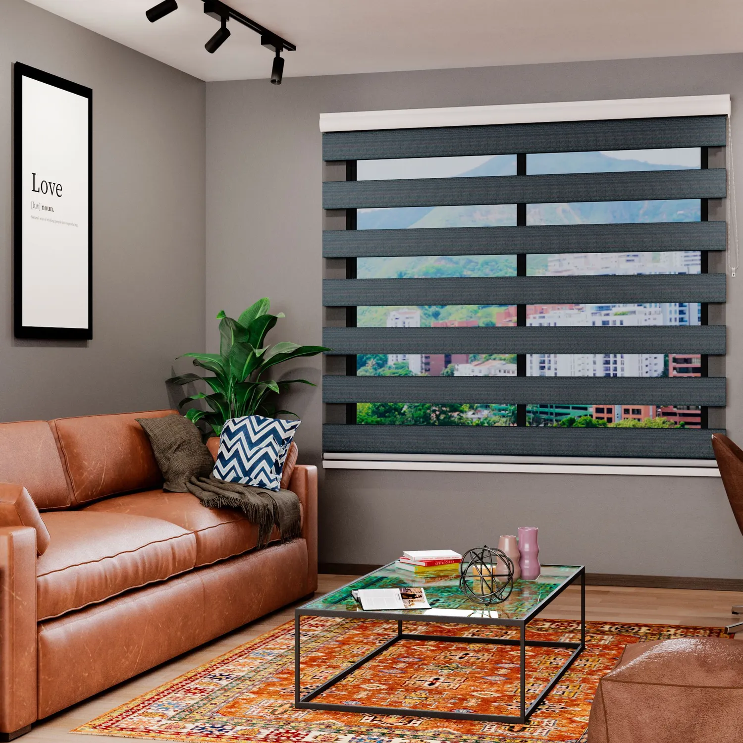 Cortina Elegance Sabina Petróleo 100x180 cm - Homecenter.com.co
