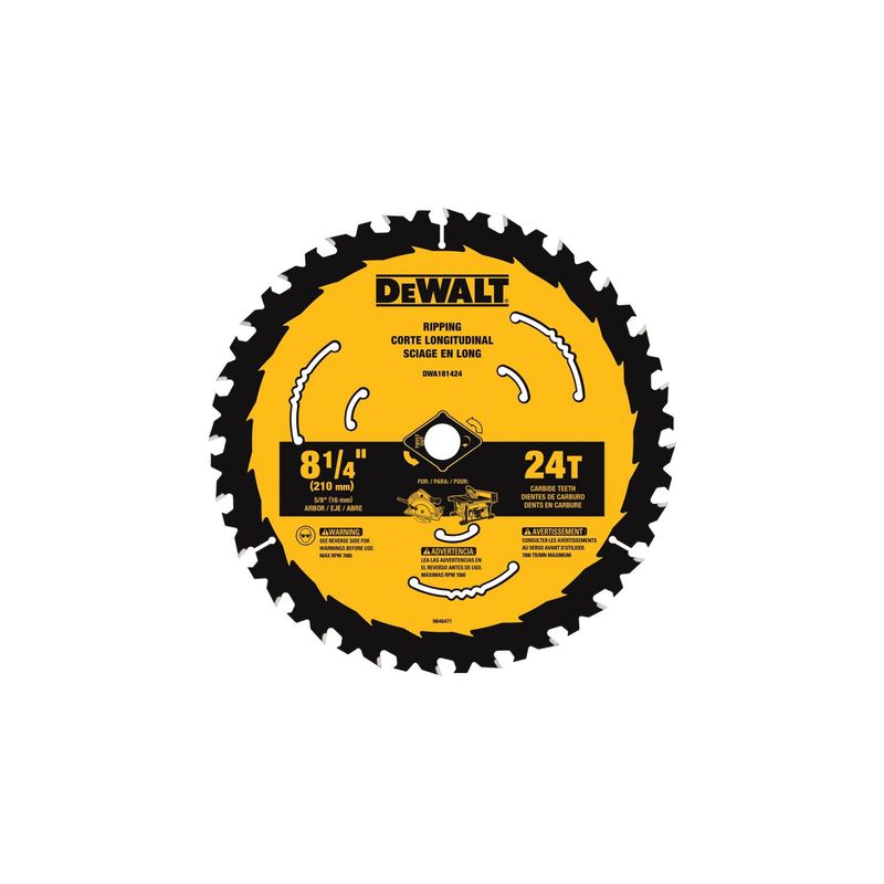 Hoja para Sierra Circular de 20.95 cm X 24 Dpp DEWALT | falabella.com