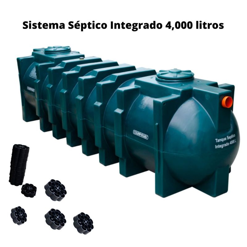 Sistema Séptico Integrado Horizontal Colempaques 4.000 Litros COLEMPAQUES | falabella.com