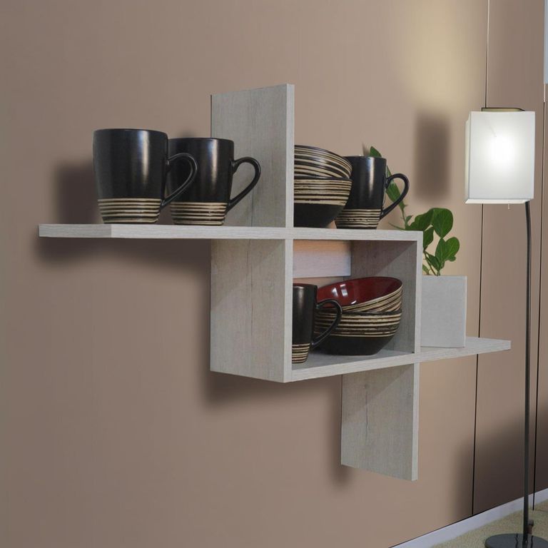 Repisa Naza Rectangular 59x88x14cm Madera Natural JUST HOME COLLECTION ...