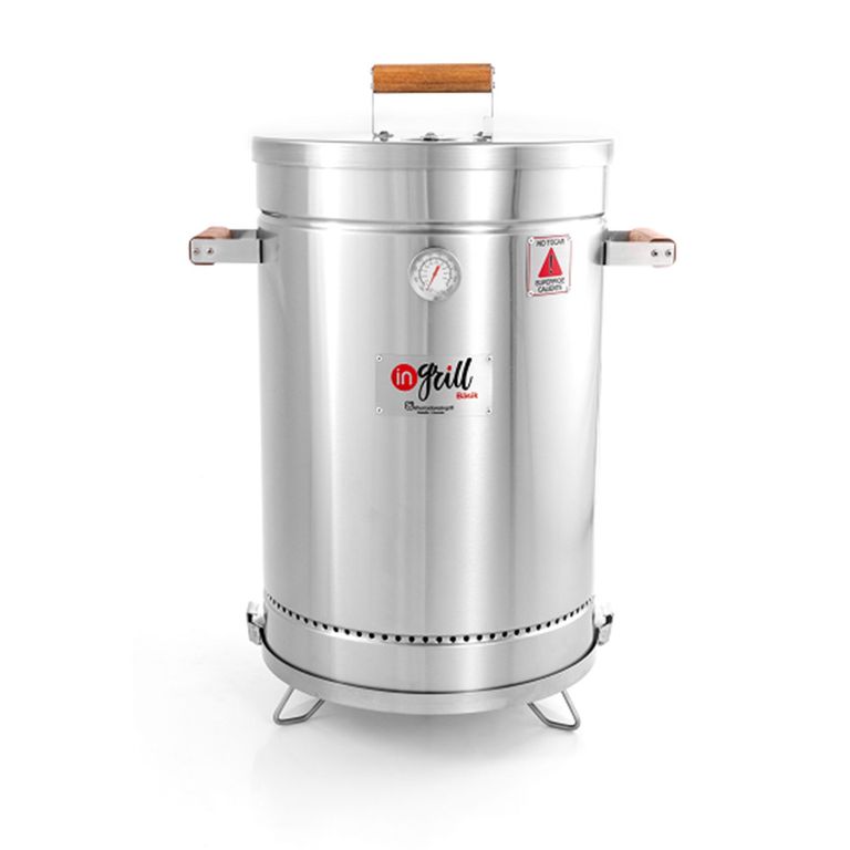 Barril Asador Acero Inoxidable Basik Mediano 40X40 Cm IN GRILL ...