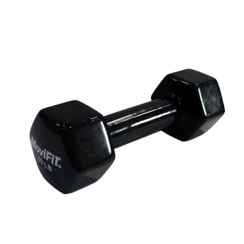 Mancuerna Hexagonal Recubierta En Vinilo Movifit 10 Lbs MOVIFIT ...