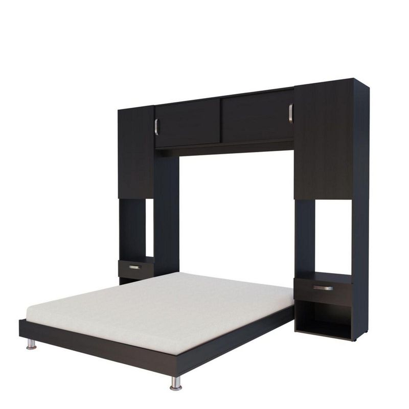 Cama Multifuncional Alcalá Doble 200X254X194Cm Wengue MADERKIT ...