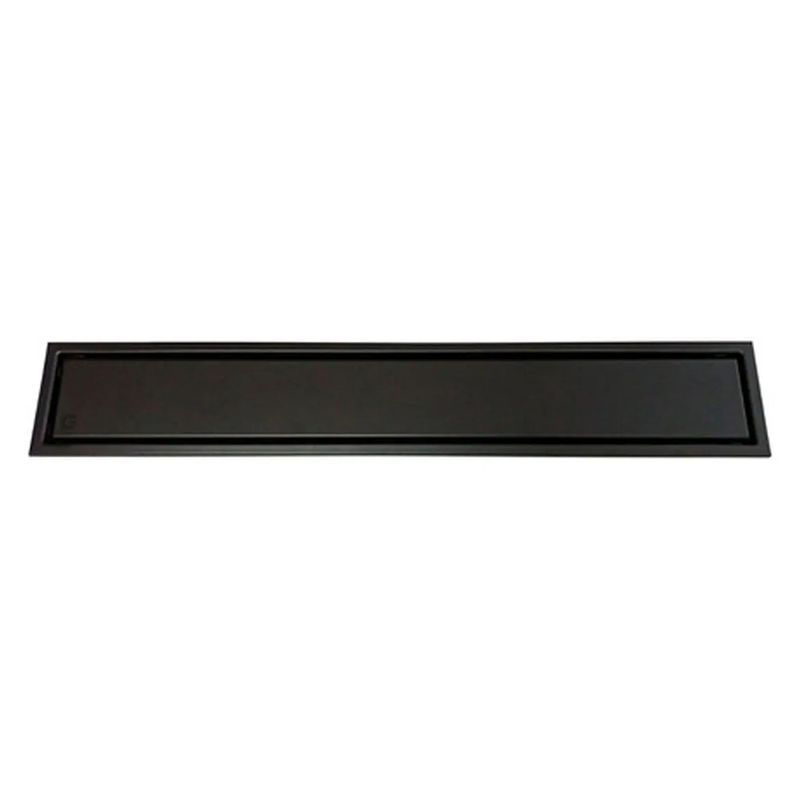 Rejilla de Piso Rectangular Invisible Negra 50cm GRIFOS CENTER ...