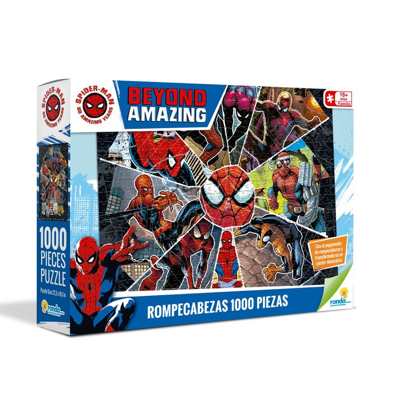 Rompecabezas X 1000 Pzas Spiderman 60 Años RONDA | falabella.com