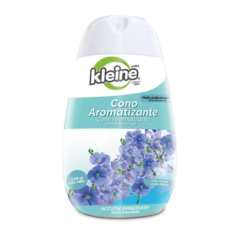 Ambientador Cono Gel Aromatizante Lino X170 Gramos KLEINE WOLKE ...